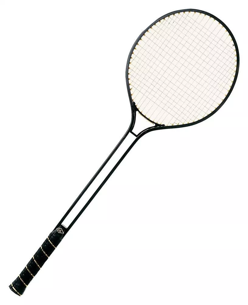 Aluminum Double Shaft Badminton Racket, Black - WGL-1-s