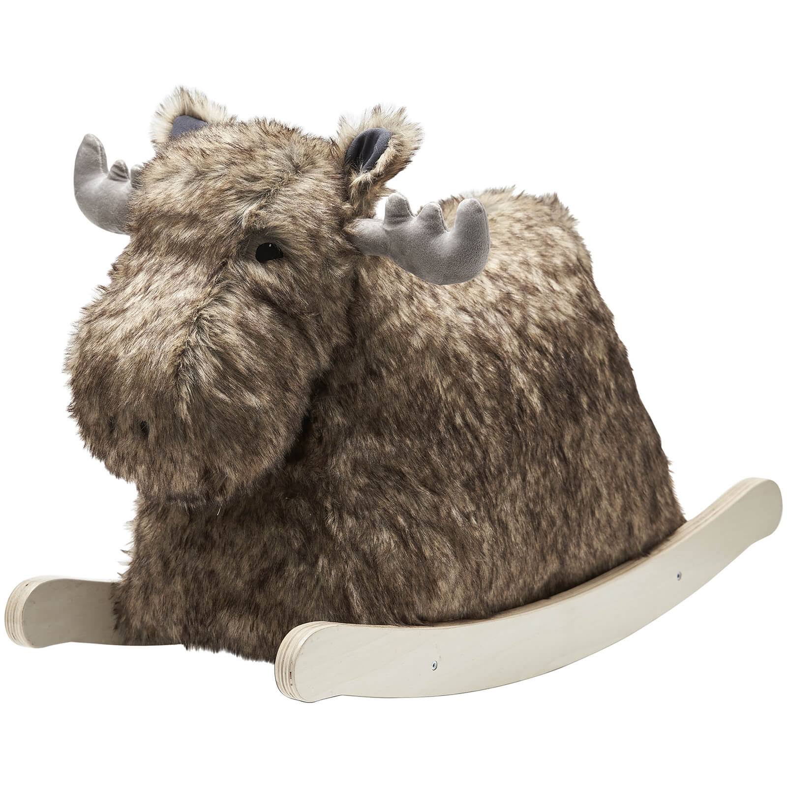 Kids Concept Rocking Moose Brown - WGL-1-s