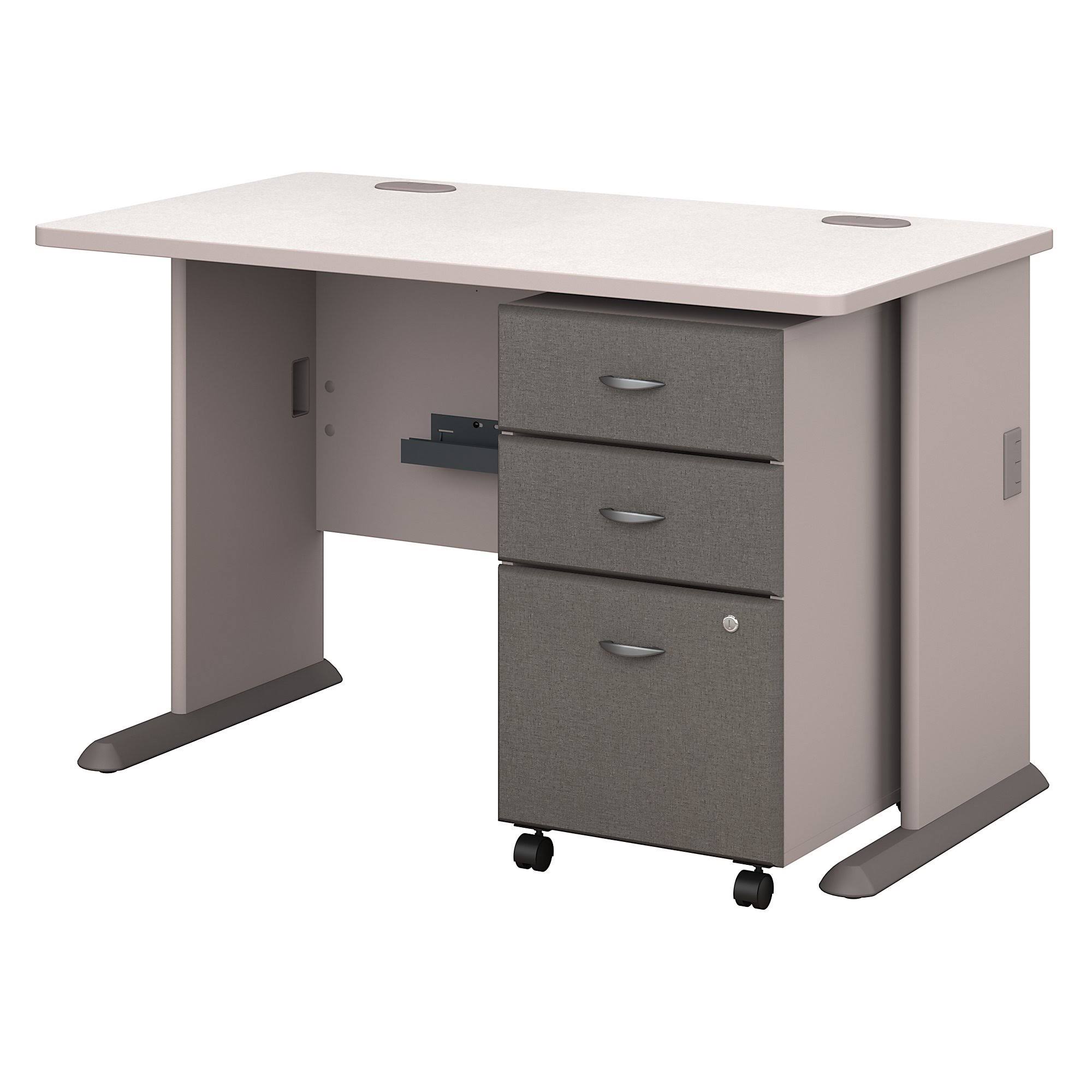 Bush Furniture Series A 48 in. Desk with Mobile File Cabinet - WGL-1-s