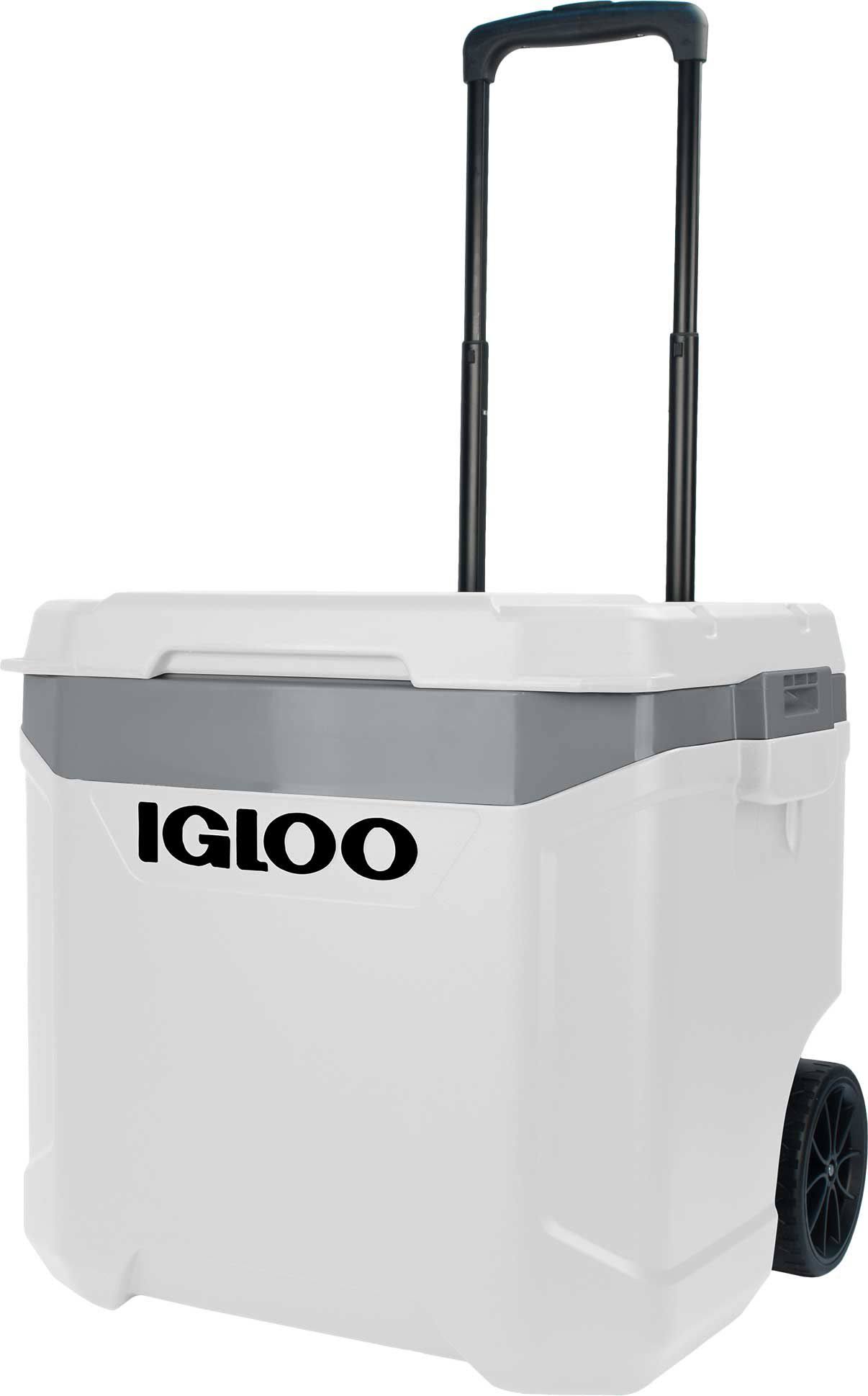 Igloo Latitude 60 Quart Rolling Cooler White WGL 2 s Igloo Latitude 60 Quart Rolling Cooler White WGL 2 s