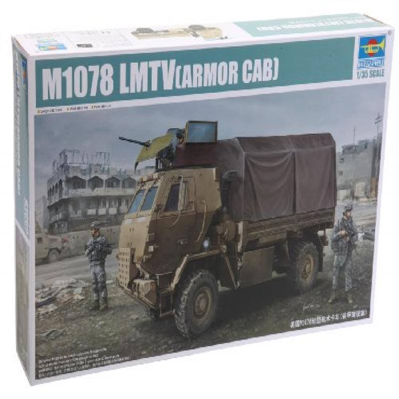 Trumpeter 1/35 M1078 LMTV Cargo Truck w/Armored Cab 1009 - HJ-1-s