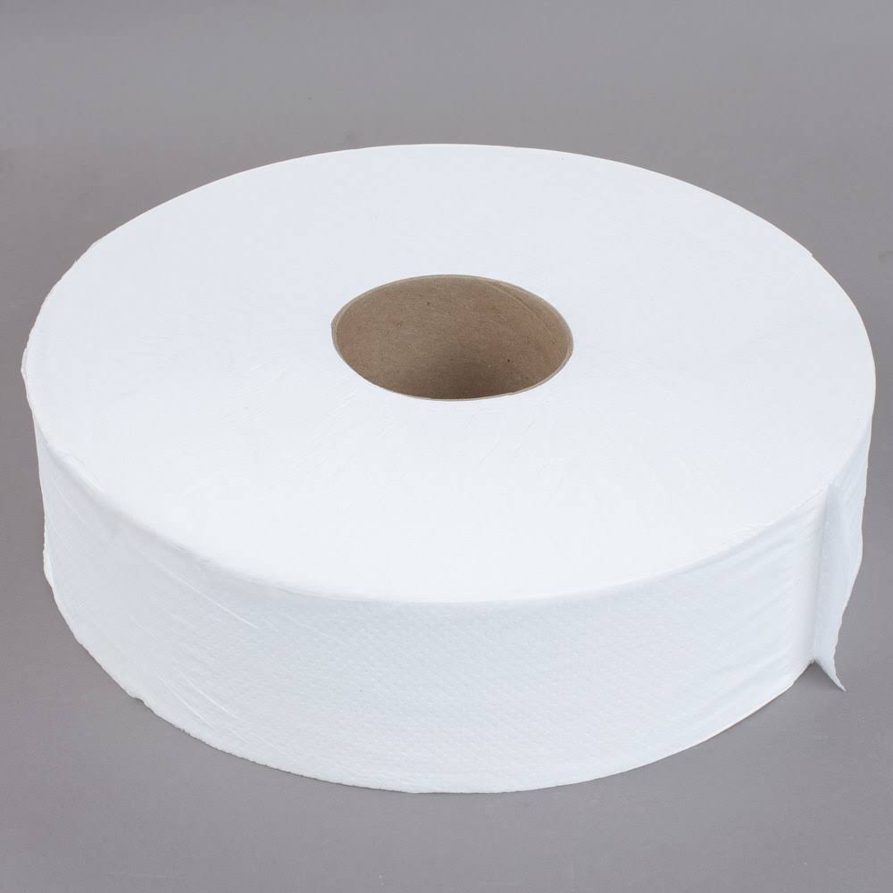 Merfin 1-Ply Jumbo 4000& Toilet Paper Roll with 12x22 Diameter - 6/Case ...