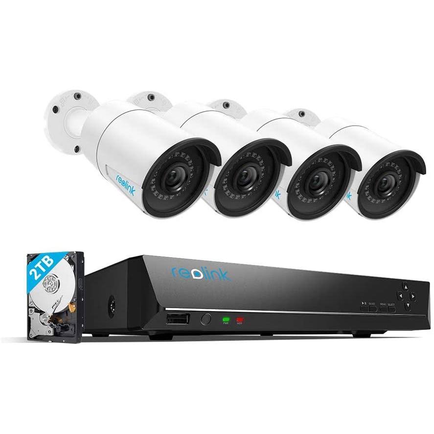 Reolink 5MP Security Camera Kit 4 Bullets - WXF-02