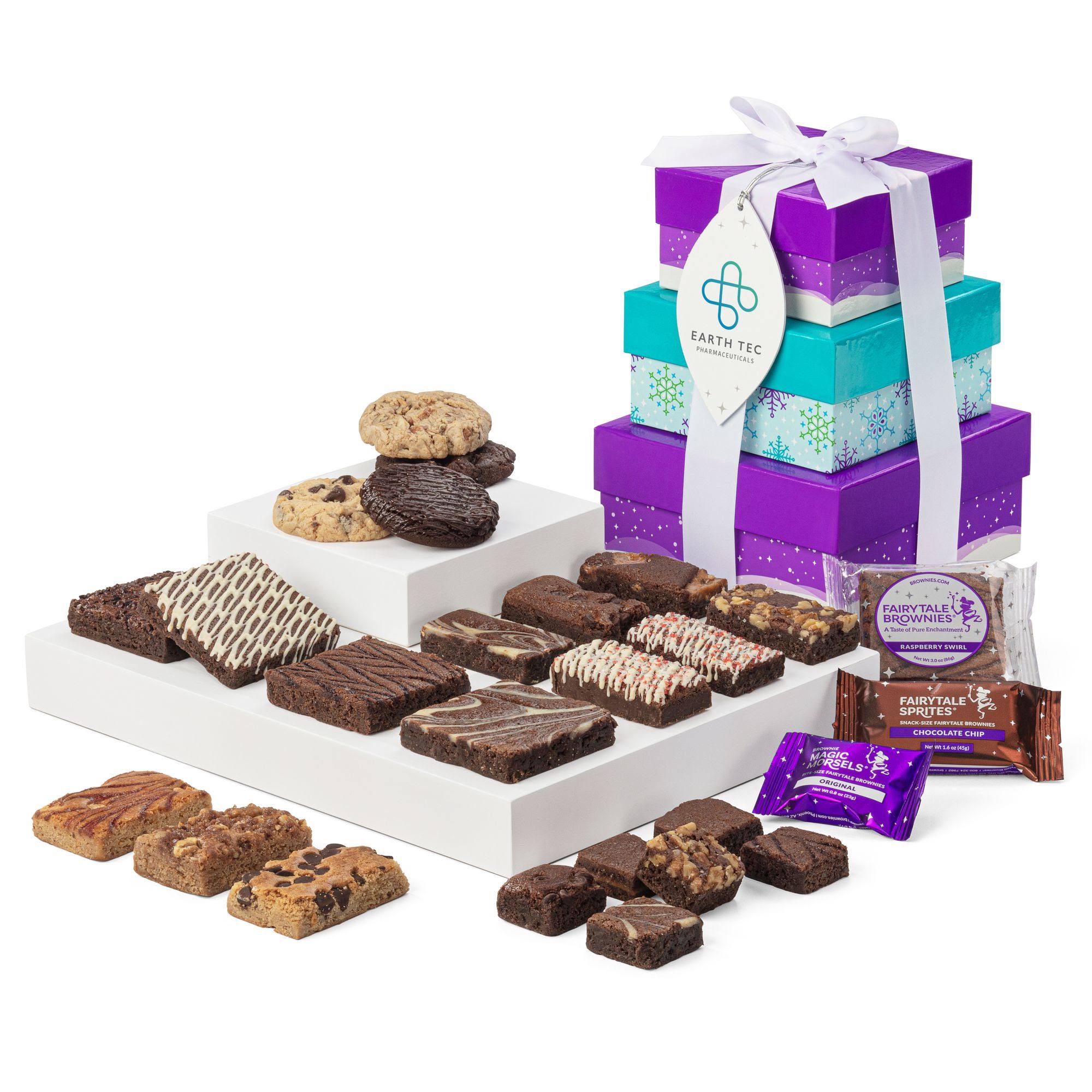 Custom Holiday 3-Box Tower Gourmet Chocolate Gift Box by Fairytale ...