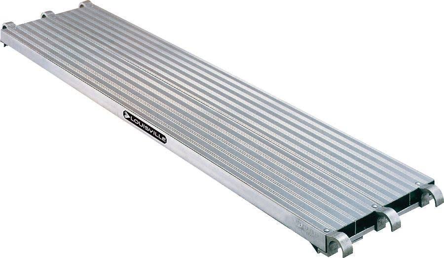 Louisville Pd9207 Scaffold Platform, 7 ft L, 18-3/4 in W, Aluminum - WXF-02