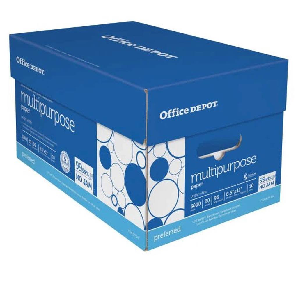 Office Depot Brand Multipurpose Paper Letter Size Paper 20 Lb 500 Office Depot Brand Multipurpose Paper Letter Size Paper 20 Lb 500