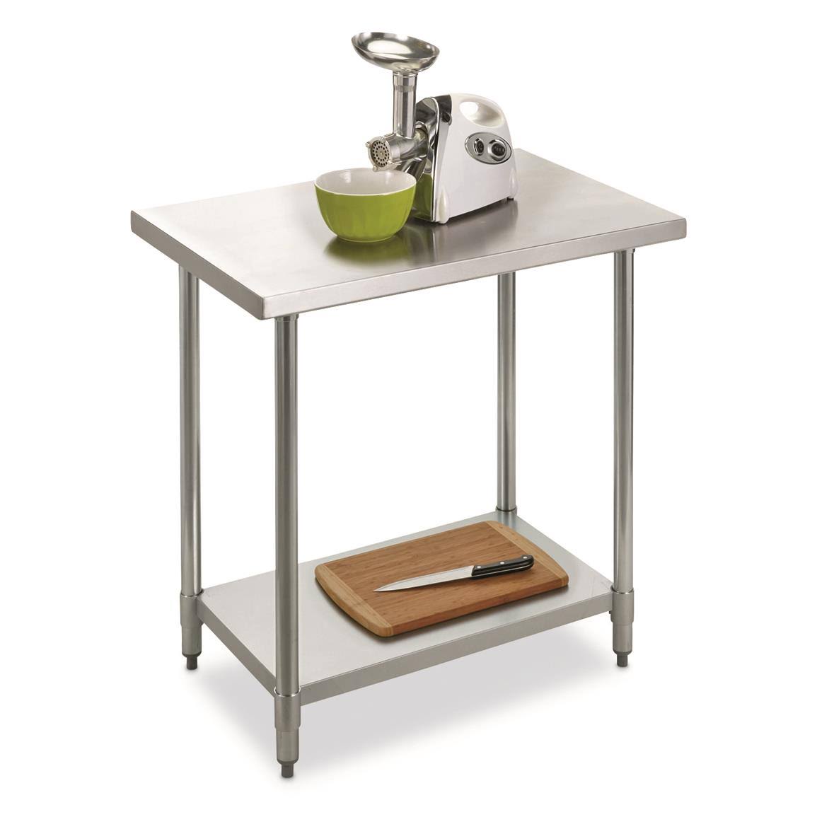 Guide Gear Stainless Steel Work Table 36 inch x 24 inch - WXF-02