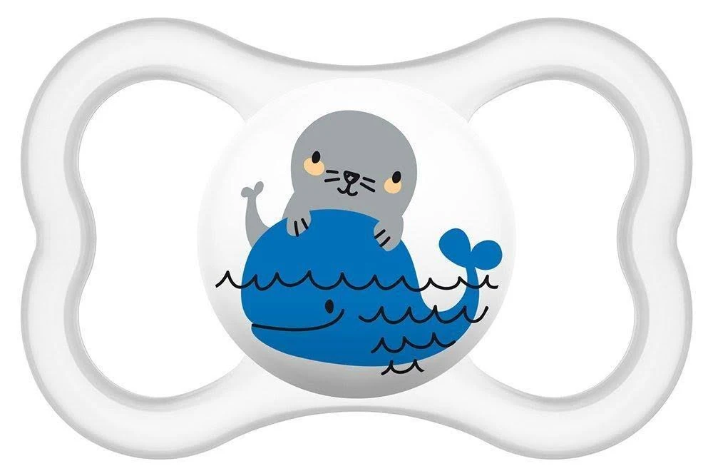 Mam Air Silicone 226311 Dummies 16+ Pack of 2 for Boys Assorted Colours ...