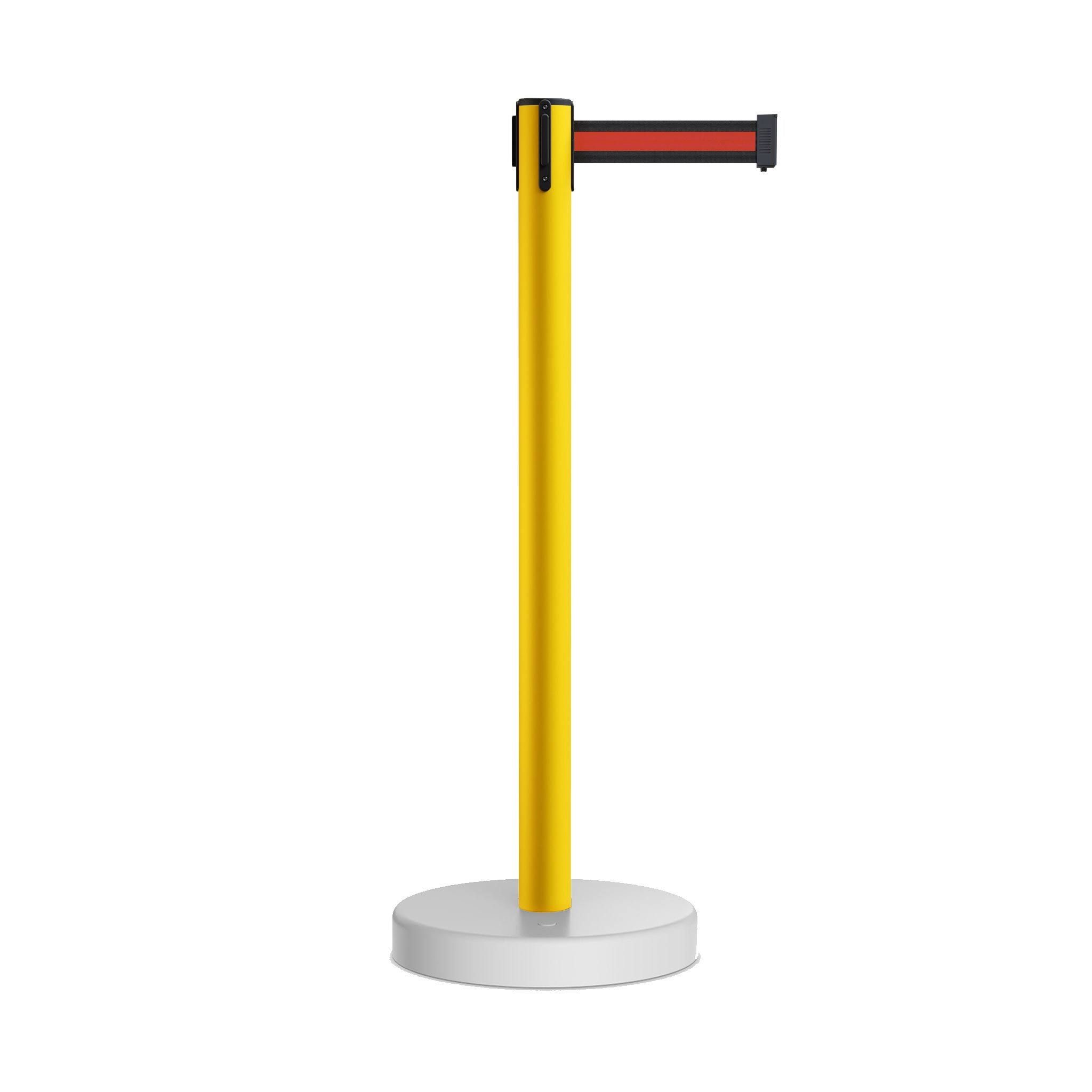 CCW Series WFBB-100 Stanchion Belt Barrier Water Fillable Base Yellow ...
