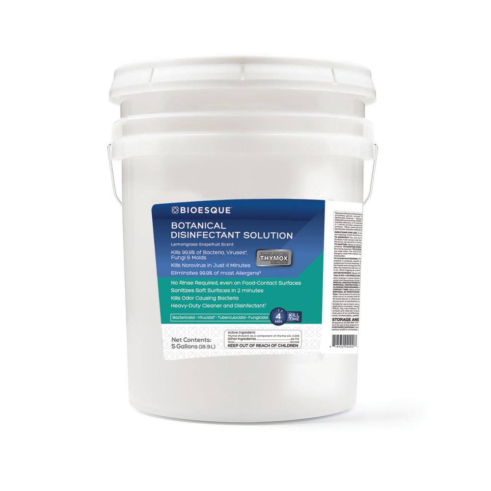 Bioesque 5 gal. Botanical Disinfectant Solution Pail - WXF-02