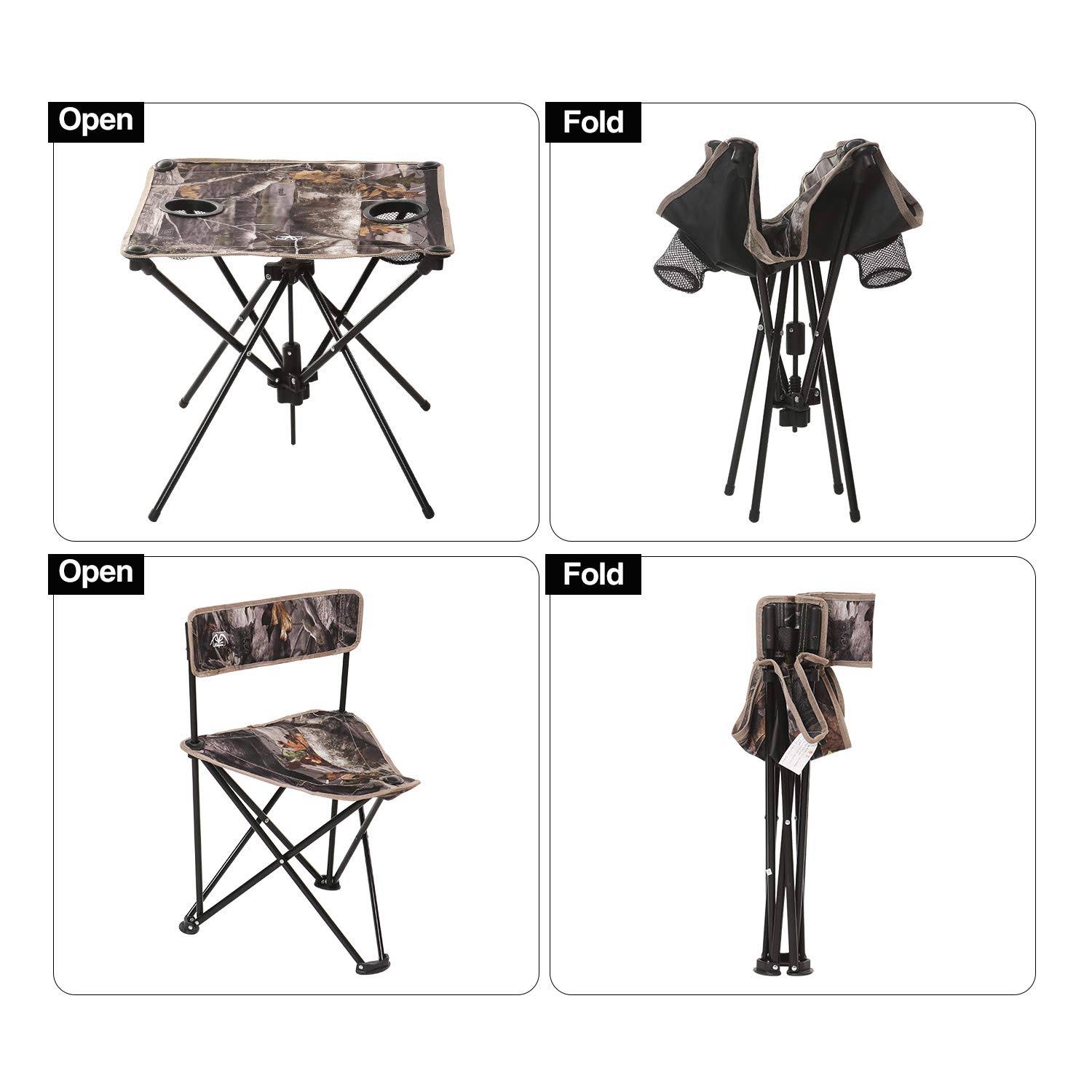 REDCAMP 5-Pack Tripod Hunting Chairs Set for Blinds, Portable Folding ... REDCAMP 5-Pack Tripod Hunting Chairs Set for Blinds, Portable Folding ...