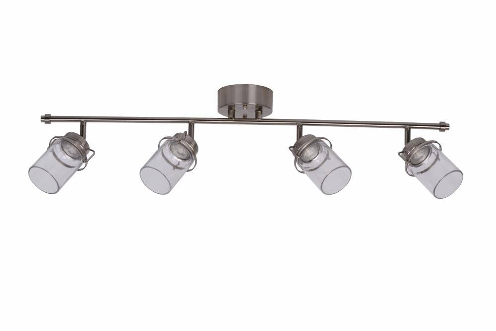 Allen + Roth 4-Light 34.75-in Brushed Nickel Dimmable LED Track Bar ...