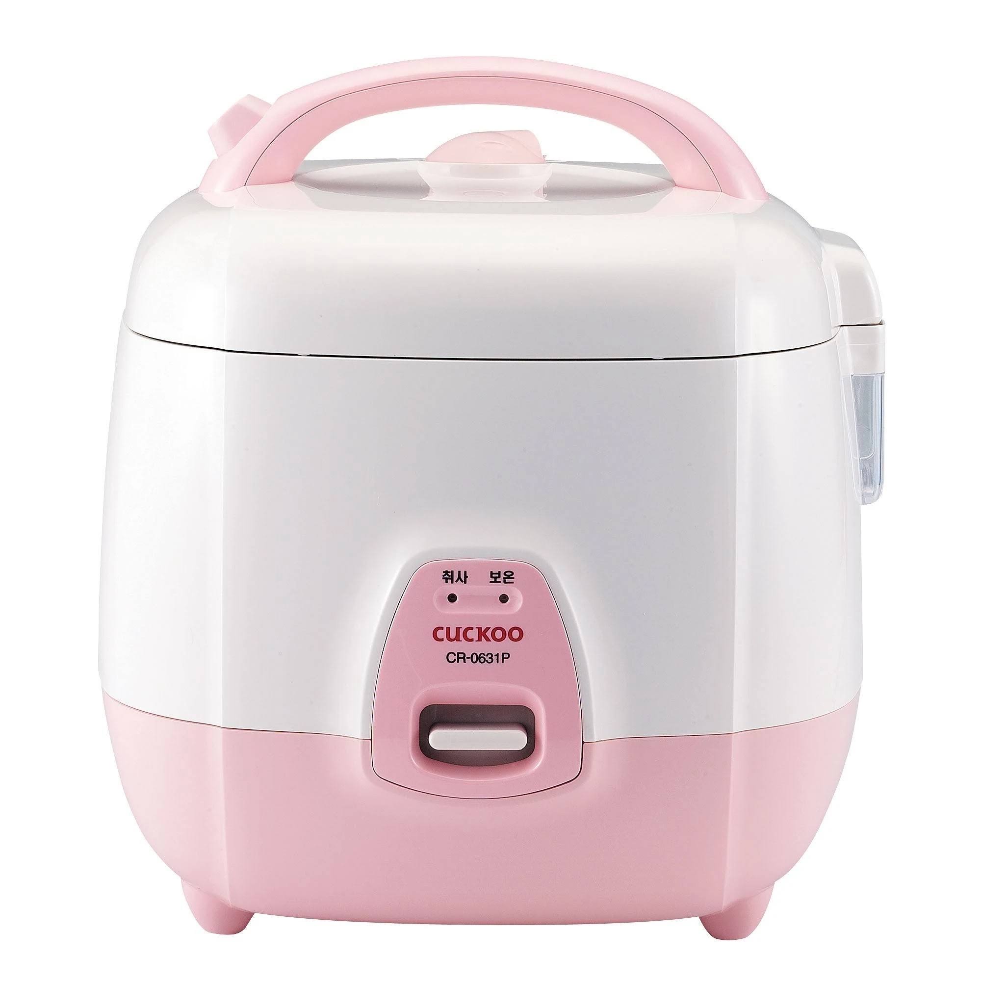 Cuckoo CR-0631 6 Cups Electric HEATING Rice Cooker, Pink - WXF-02