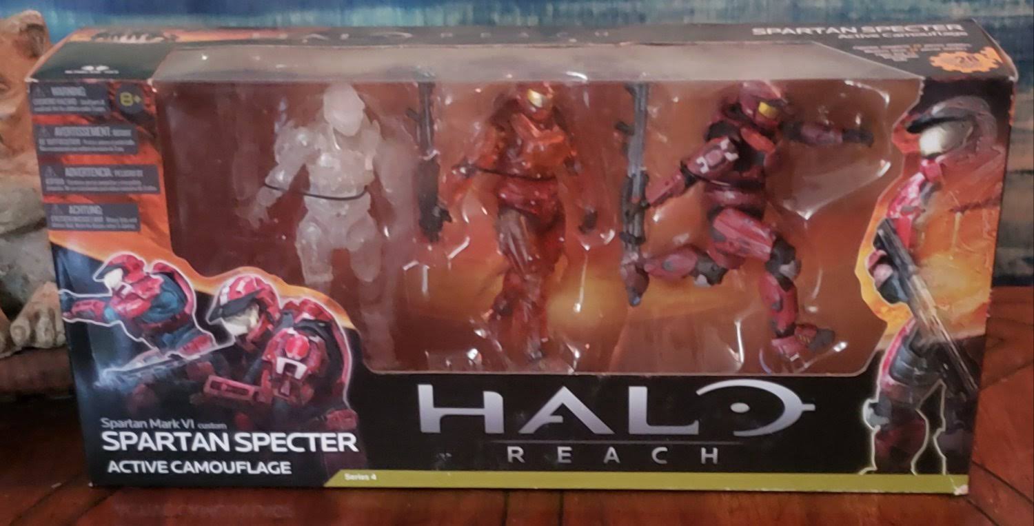 Spartan Specter Active Camouflage Halo Reach Series 4 Action Figure 3 ...