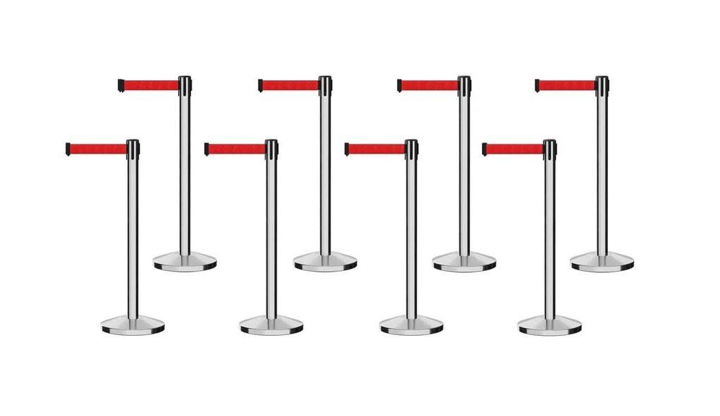 Set of (8) Free Ship CCW Series RBB-100 Polished Stainless Steel ...