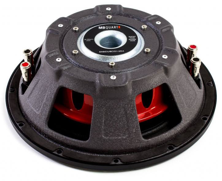 2 MB Quart Ds1-254 800 Watt 4 Ohm Shallow Slim Subwoofers Car Truck DVC ...