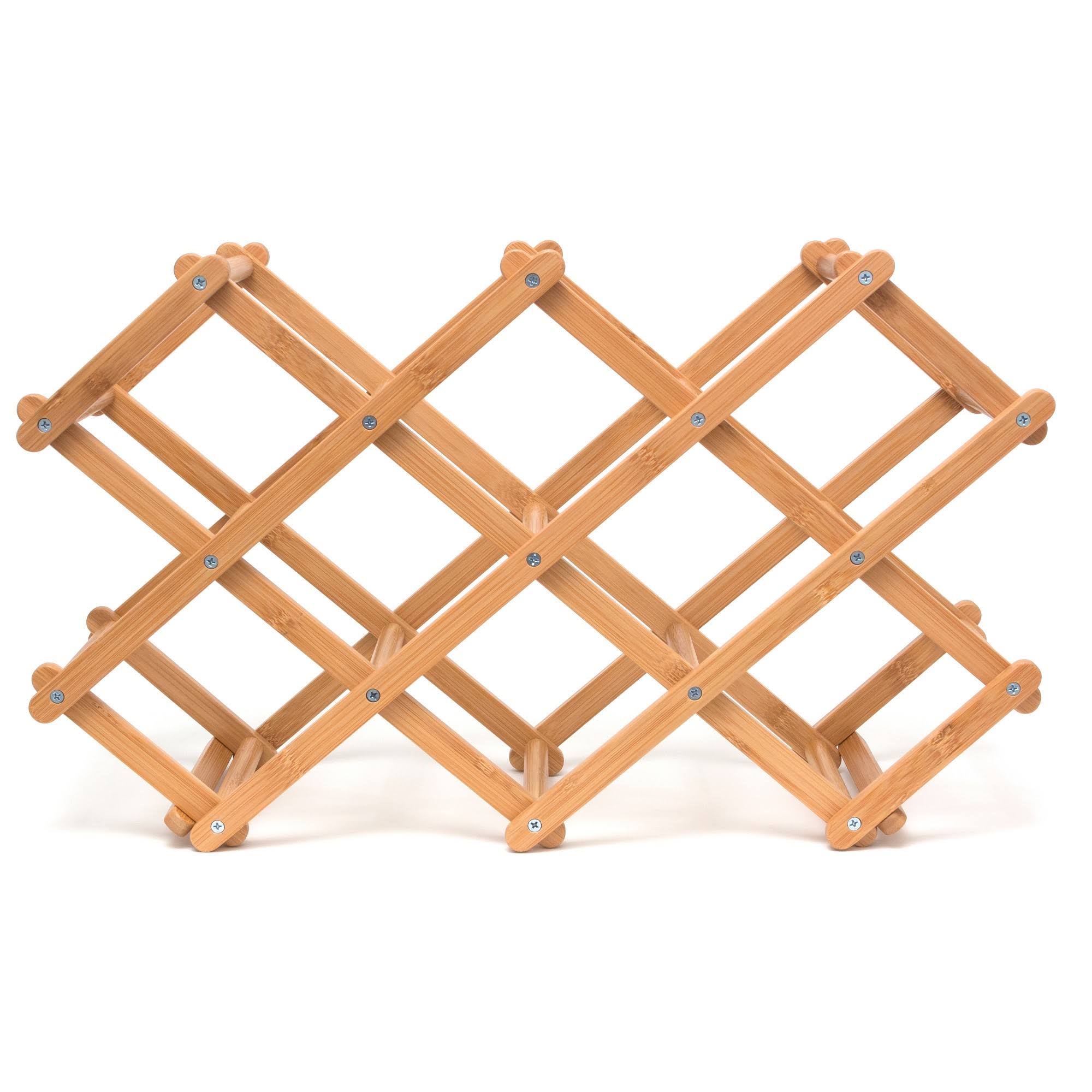 Lipper International Bamboo Folding Wine Rack - WXF-02