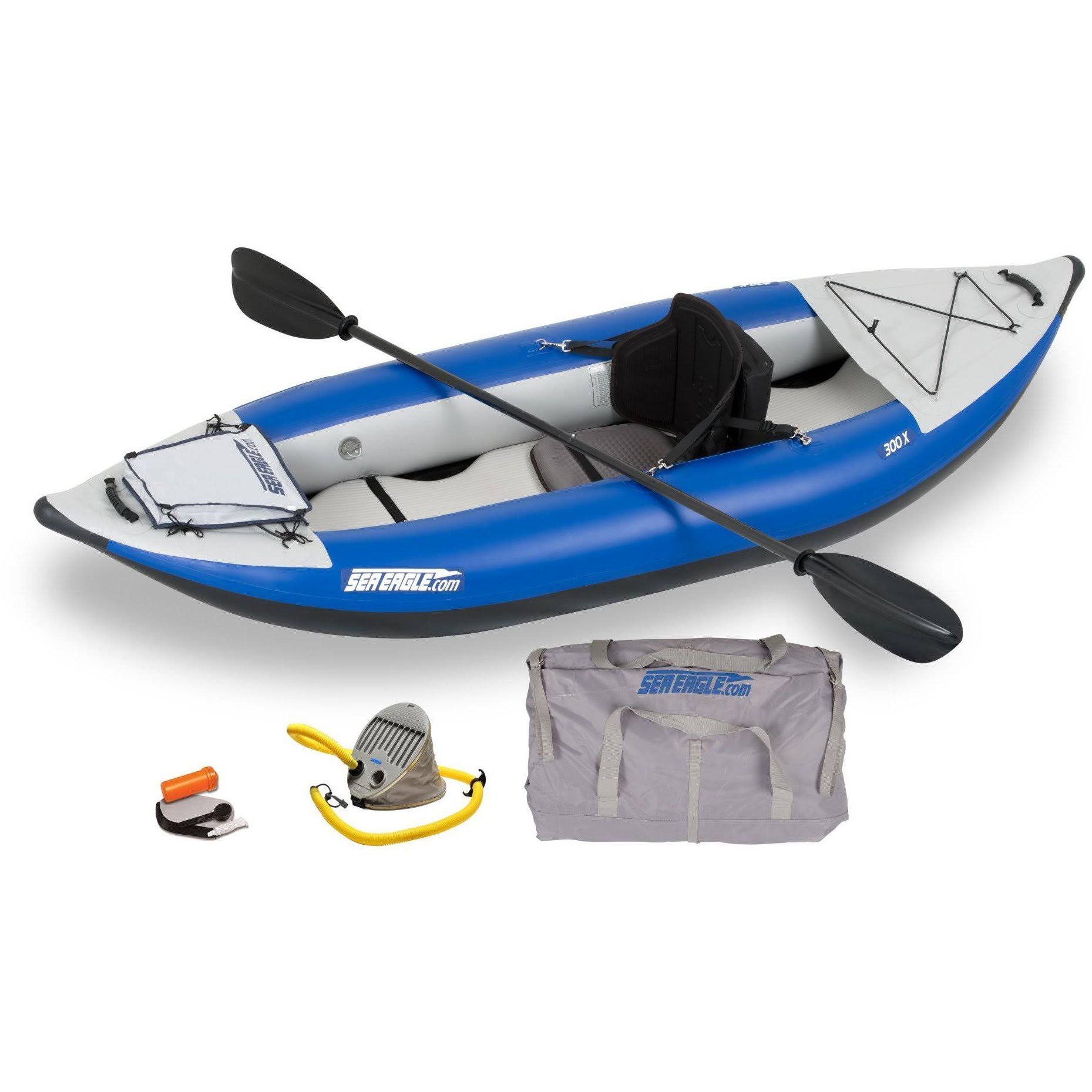 Sea Eagle 300x Explorer Inflatable Kayak Pro Carbon Package Wxf 02