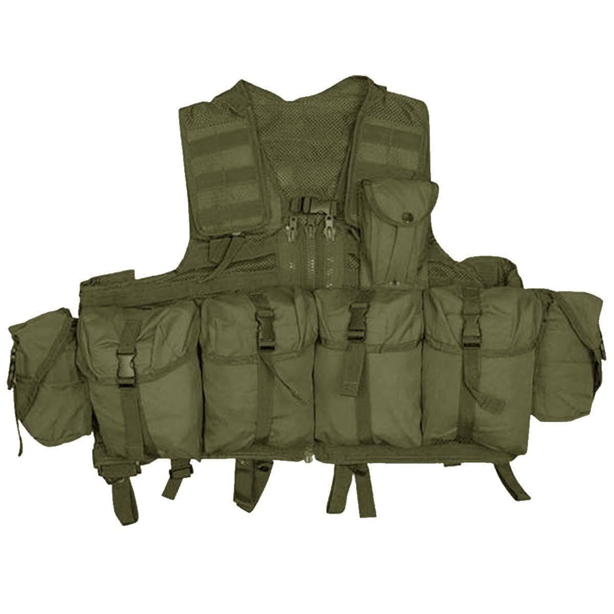Mil Tec 8 Pouch Molle Tactical Vest Black Wgl 03