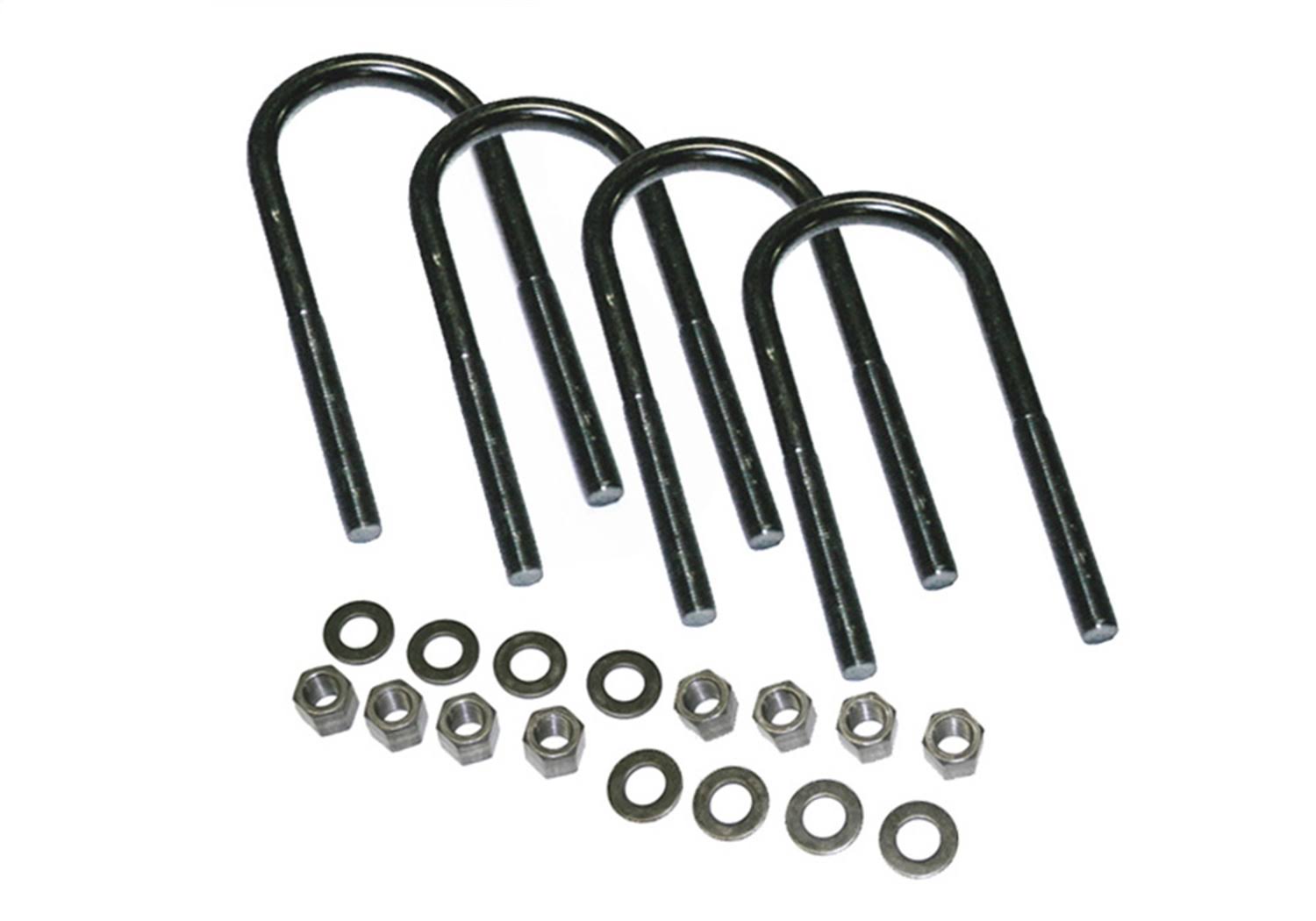 Superlift 11404 U Bolt 4 Pack 5 8x3 3 8x12 Round W Hardware WGL 03