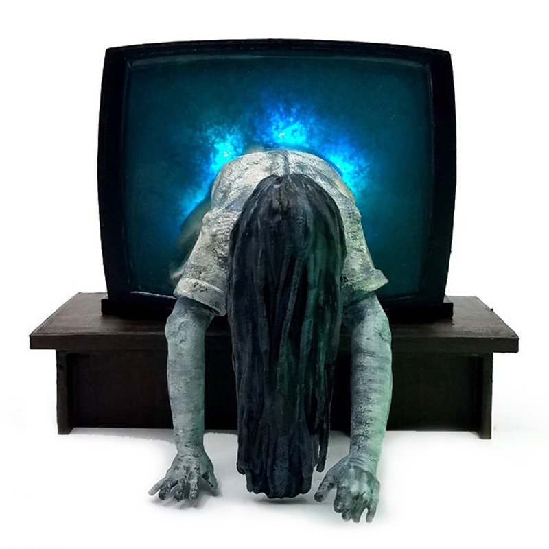 Horror Halloween Decoration, Scary Action Figures, The Ring Samara Mor