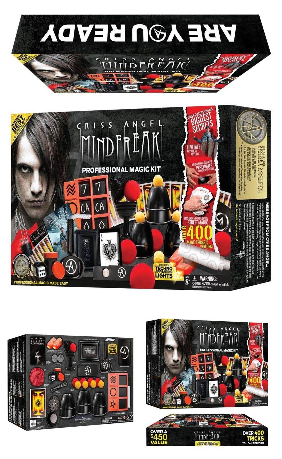 🔥criss Angel Mindfreak Professional Magic Kit Ct 03 S