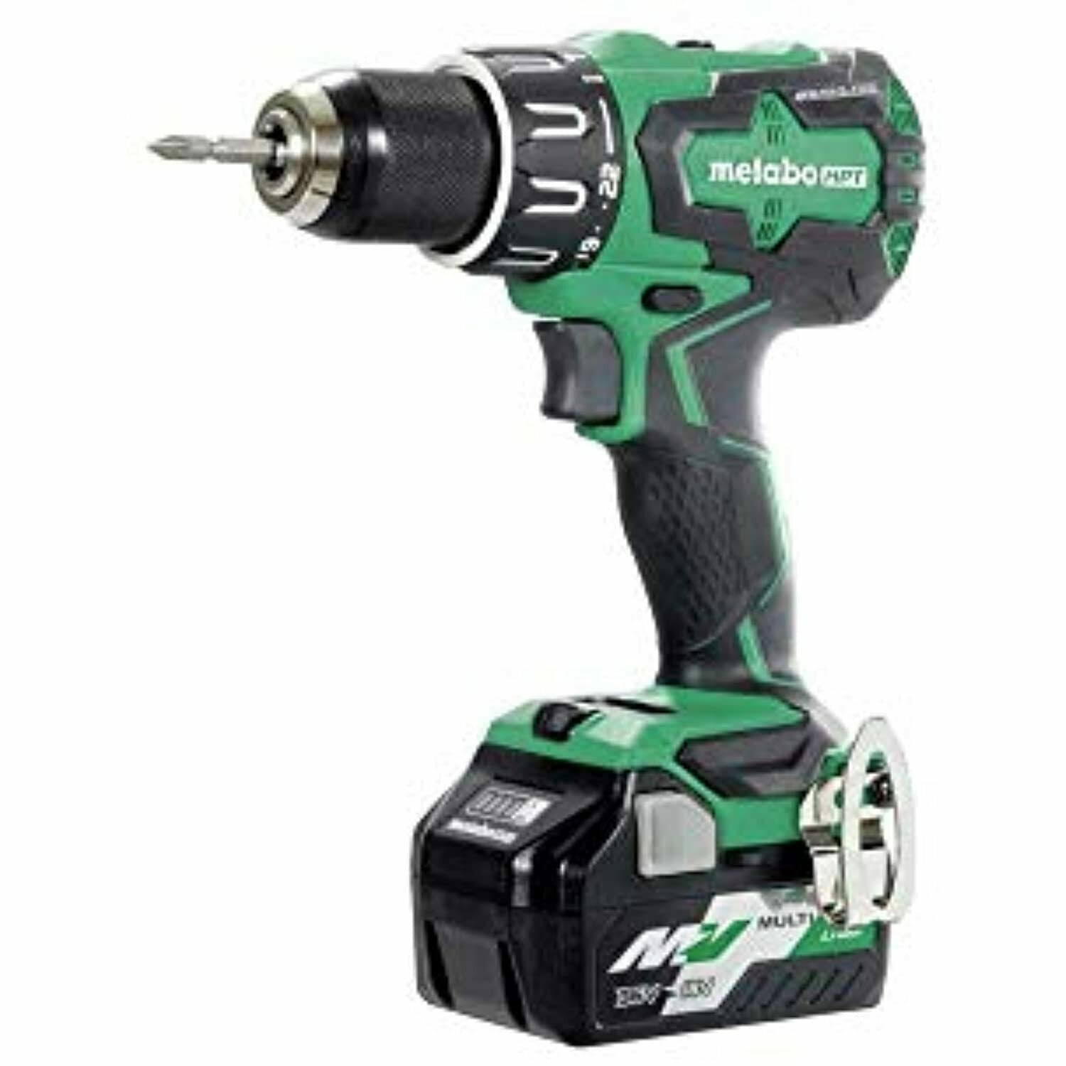 Metabo HPT DV18DBFL2T 18V Cordless Brushless Hammer Drill. Includes Two ...
