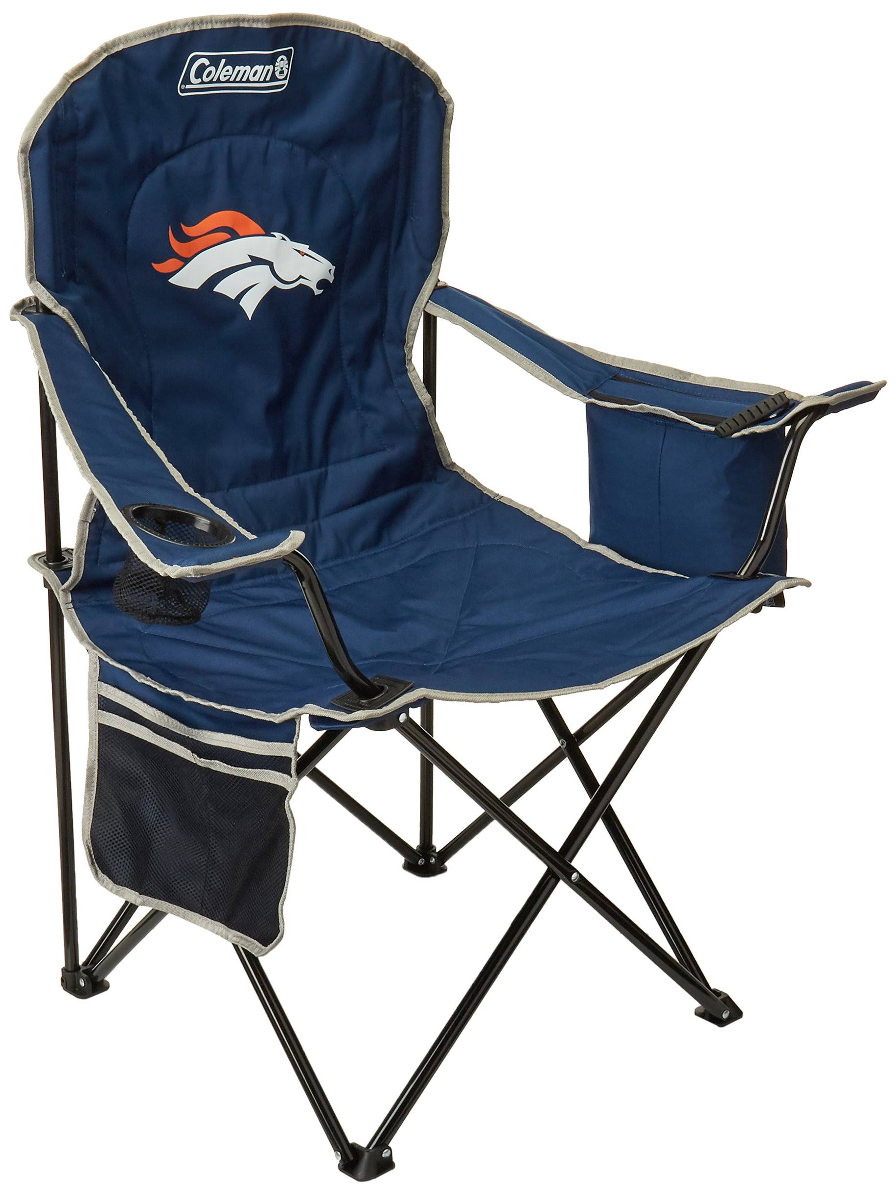 Coleman Denver Broncos Xl Cooler Quad Chair Mintfabstore