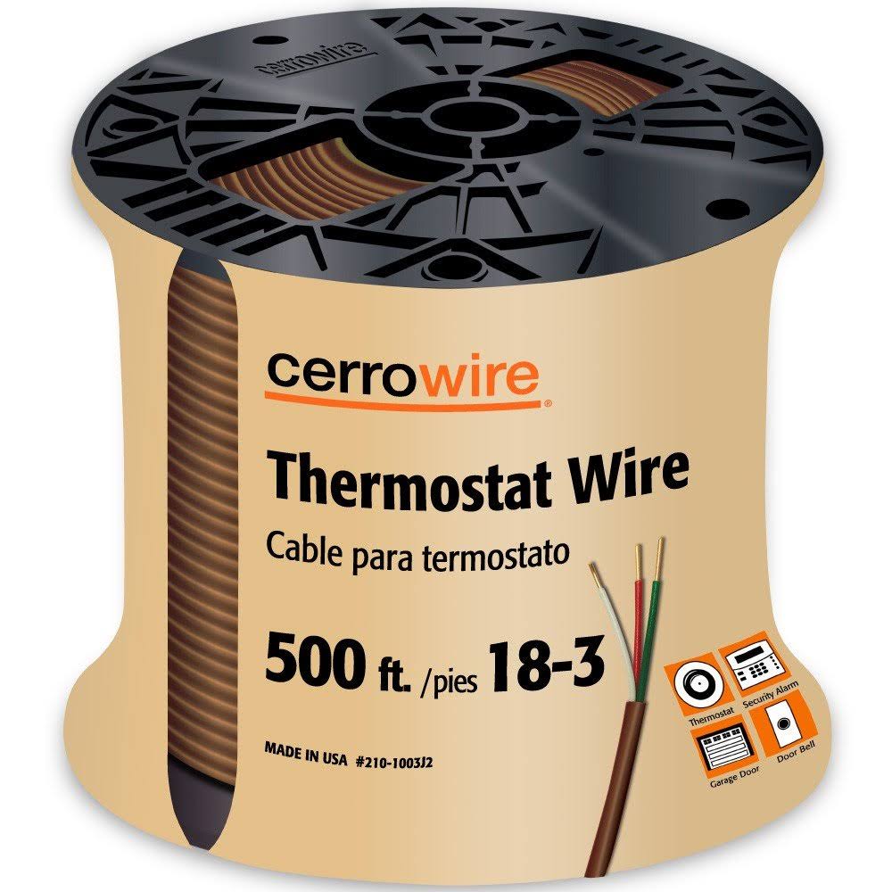 Cerrowire 500 Ft 18 3 Solid Thermostat WIRE Brown MintFabStore cerrowire-500-ft-18-3-solid-thermostat-wire-brown-mintfabstore