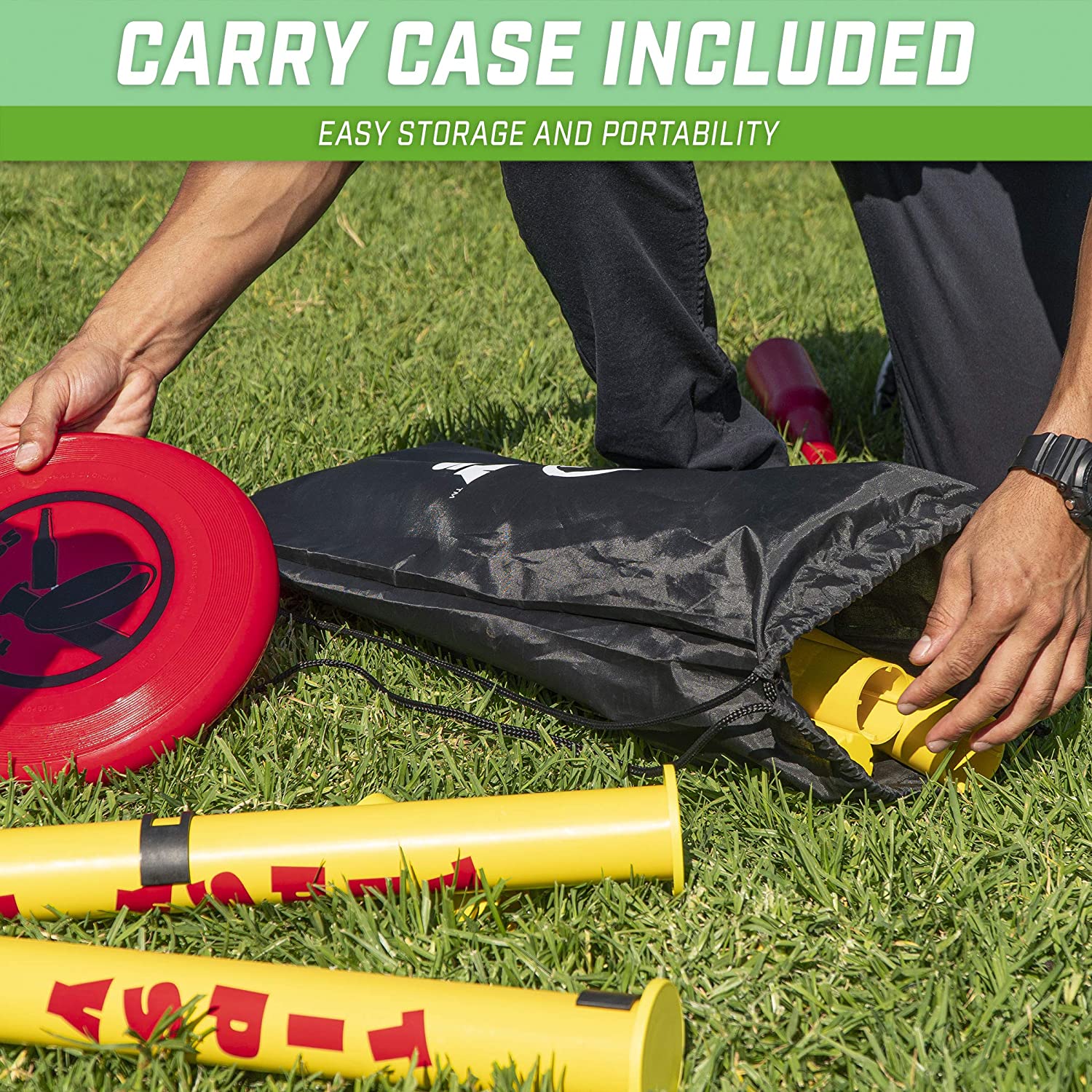 GoSports Tipsy Toss Game Set Flying Disc Bottle Drop Yard Game Yellow The Tea Scape gosports-tipsy-toss-game-set-flying-disc-bottle-drop-yard-game-yellow-the-tea-scape