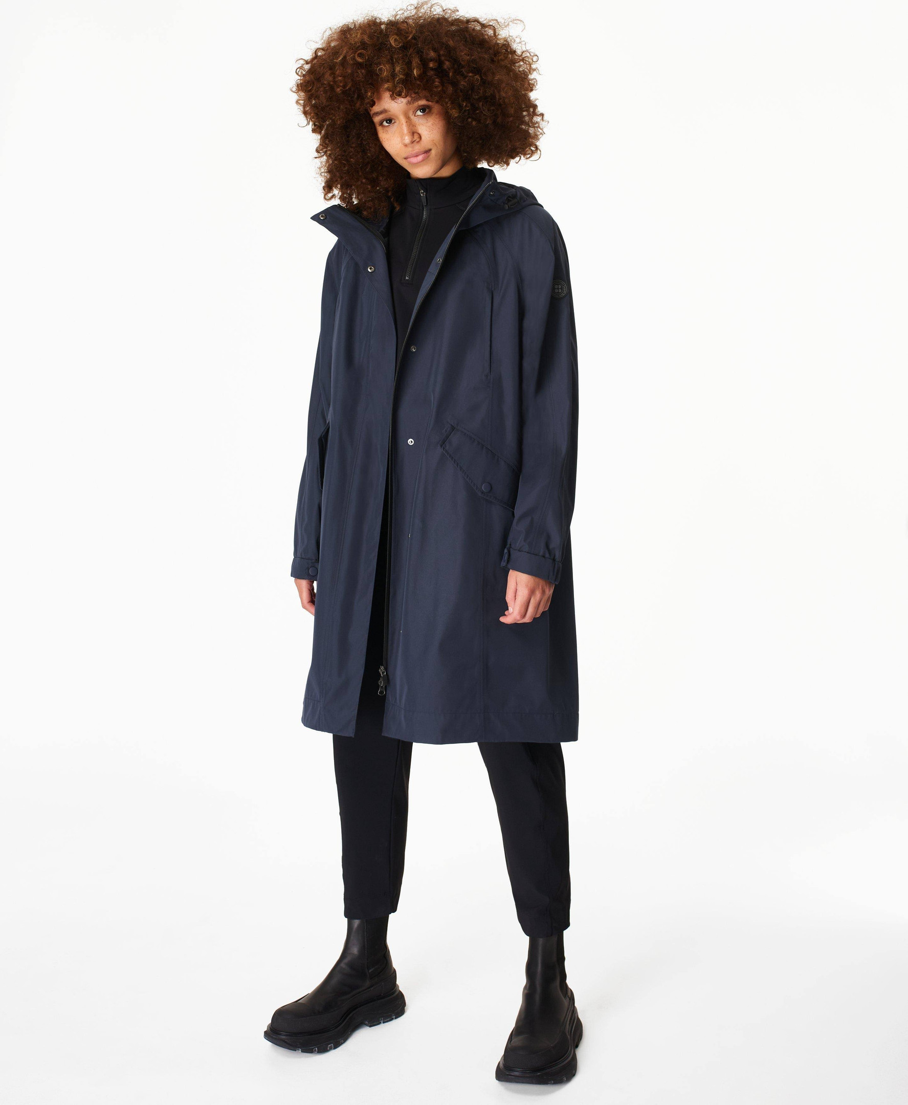 Sweaty Betty Mission Waterproof Parka Jacket, Blue, Women&s Xs ...