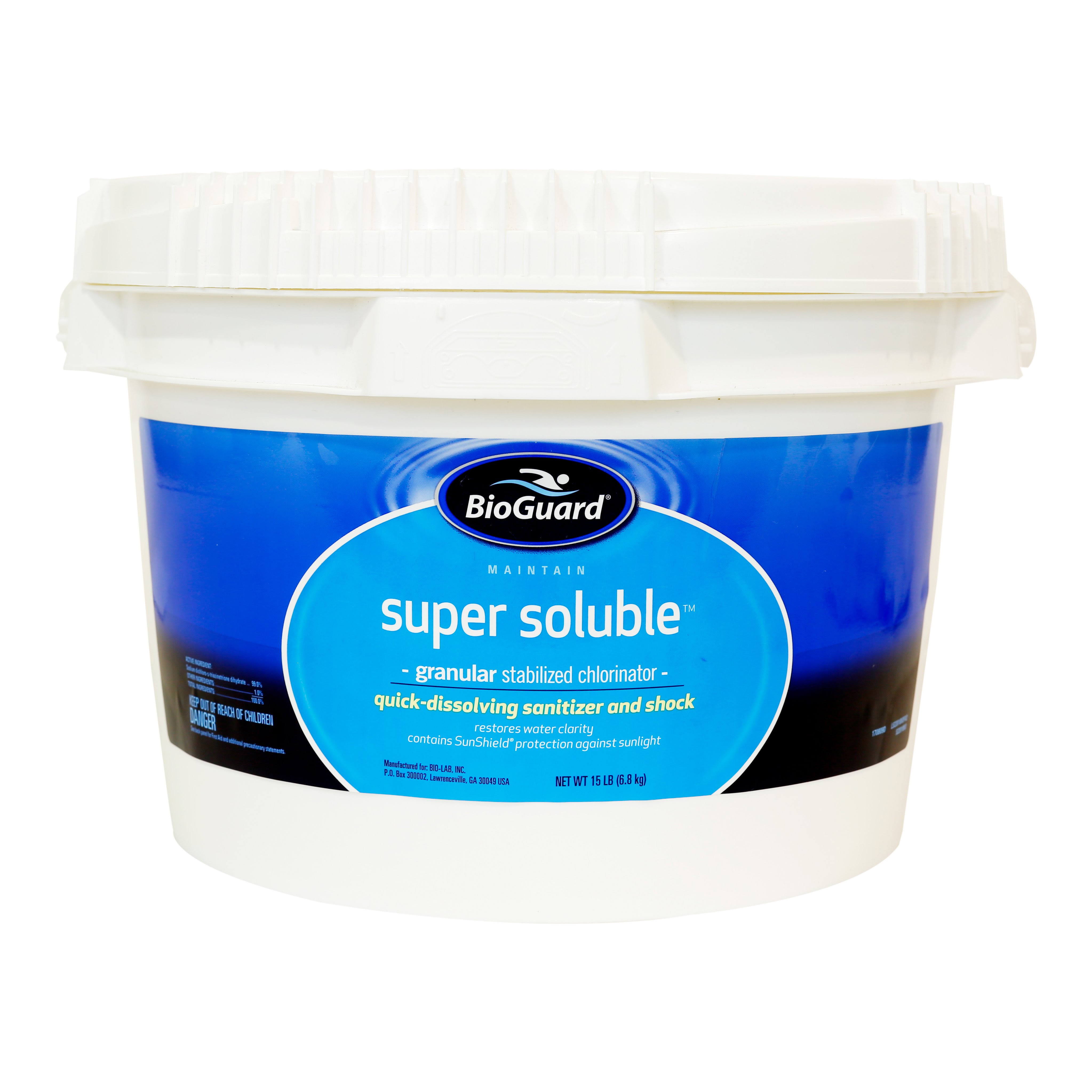 BioGuard Super Soluble Granular Chlorine 15 lbs - WGL07