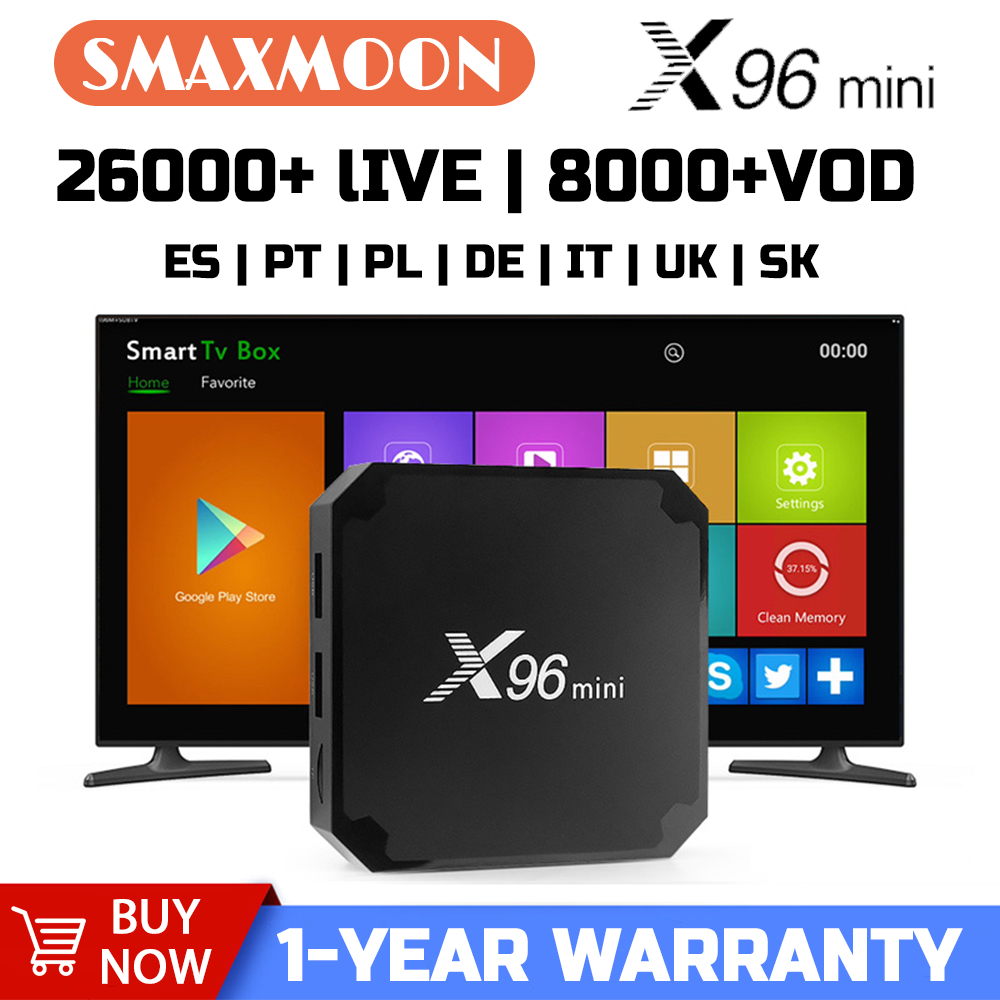 New X96 Mini Android TV Box S905W Set Top Box 1+8G Built in Wifi with 1 Year Free Code - Nicetvplus