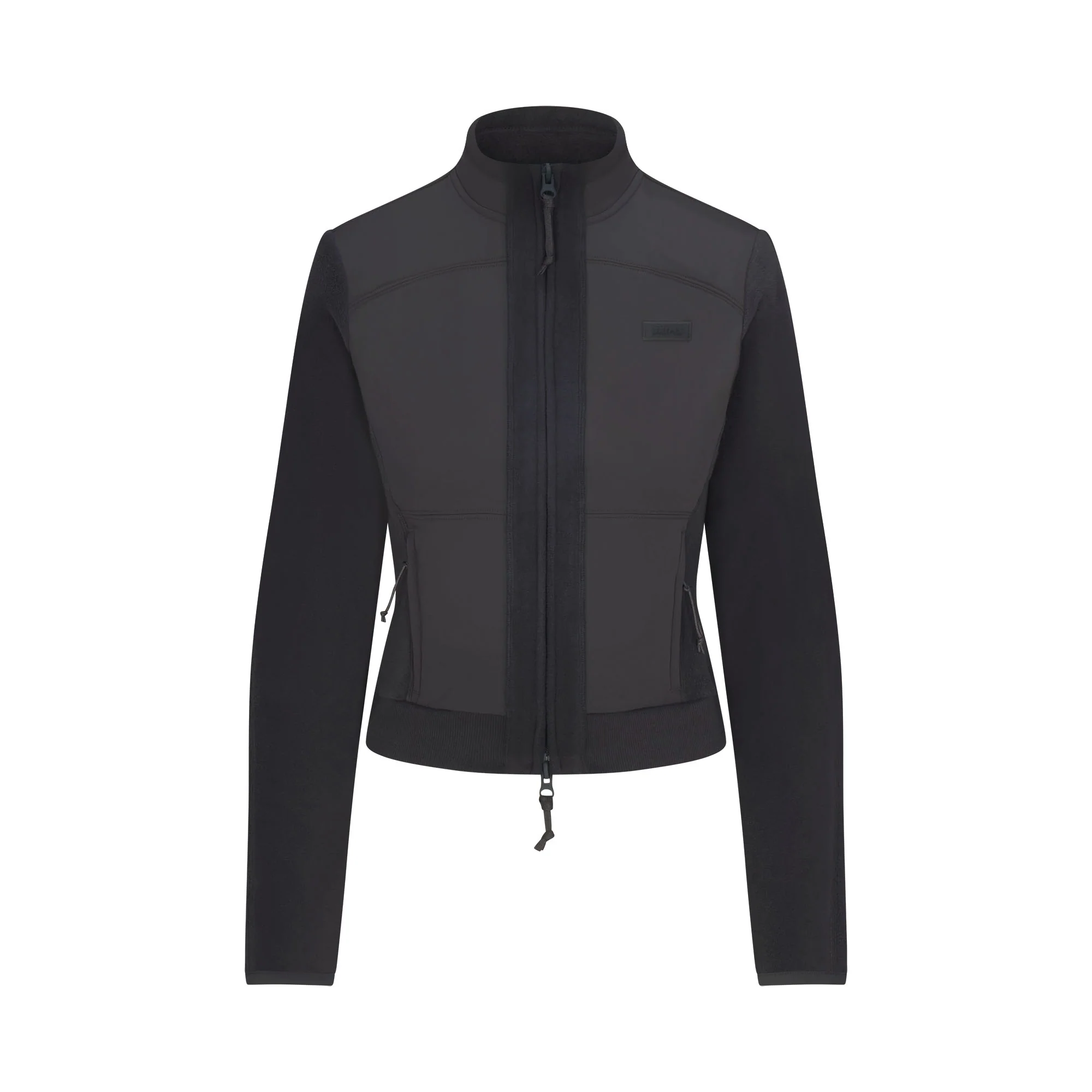FLEECE LOUNGE FITTED JACKET | STORM