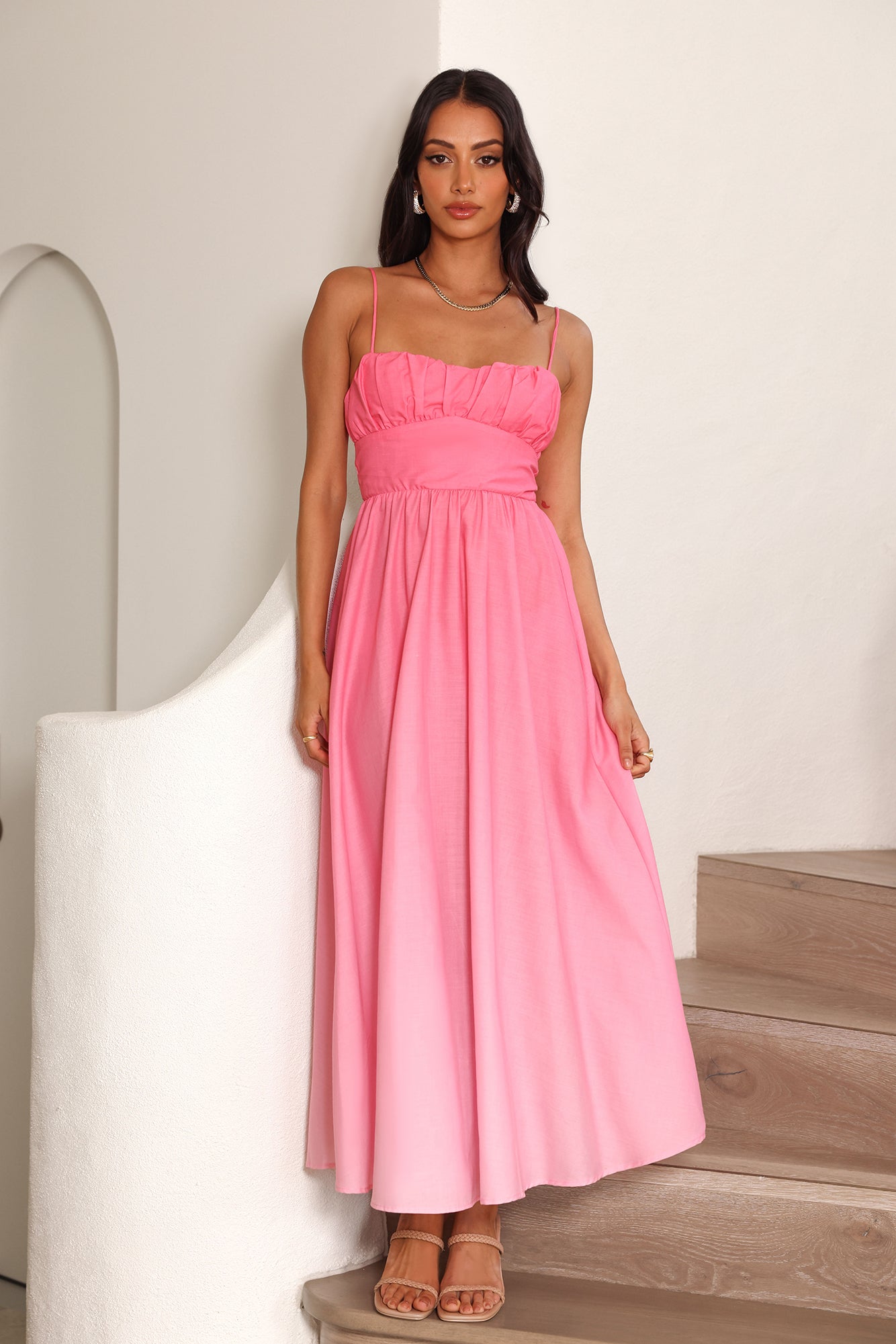 Candy Wonderland Maxi Dress Pink