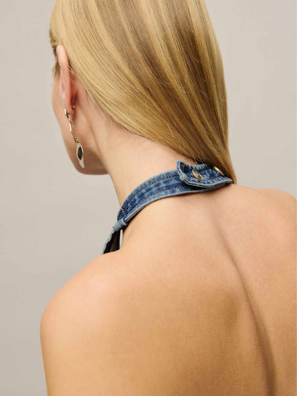 Avielle Lived-in Denim Mini DressAvielle Lived-in Denim Mini Dress