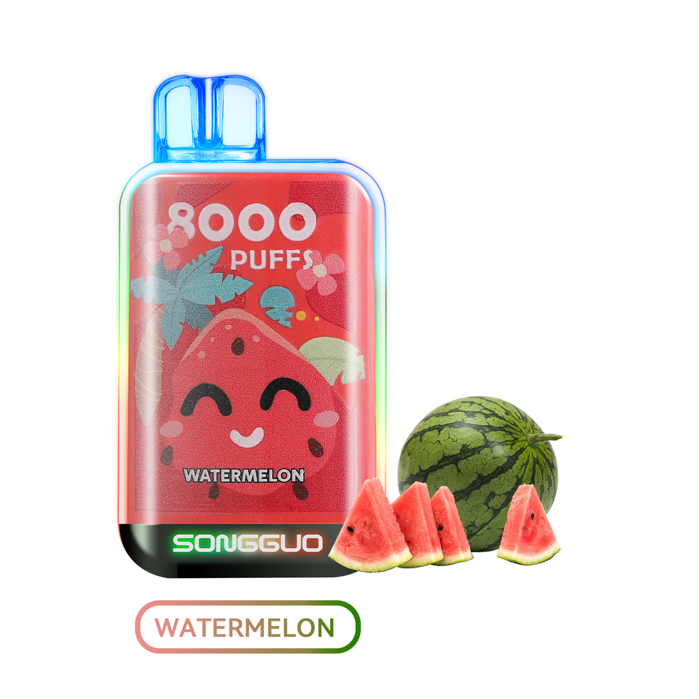Colorful Lighting 8000 Puff Vape Led Electronic Cigarette Pod Rechargeable