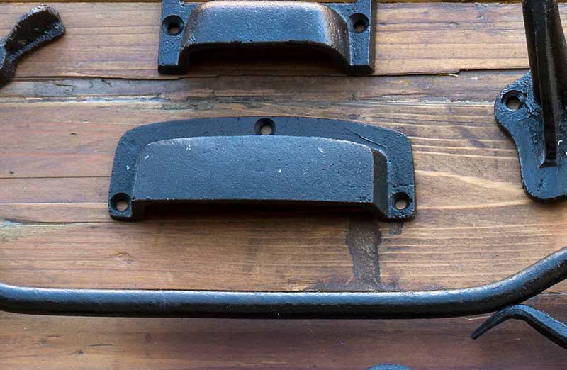 Large Rustic Pull Handle Set Of 4