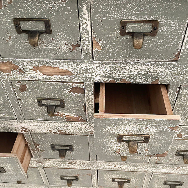 Vintage Inspired Library Card File Cabinet