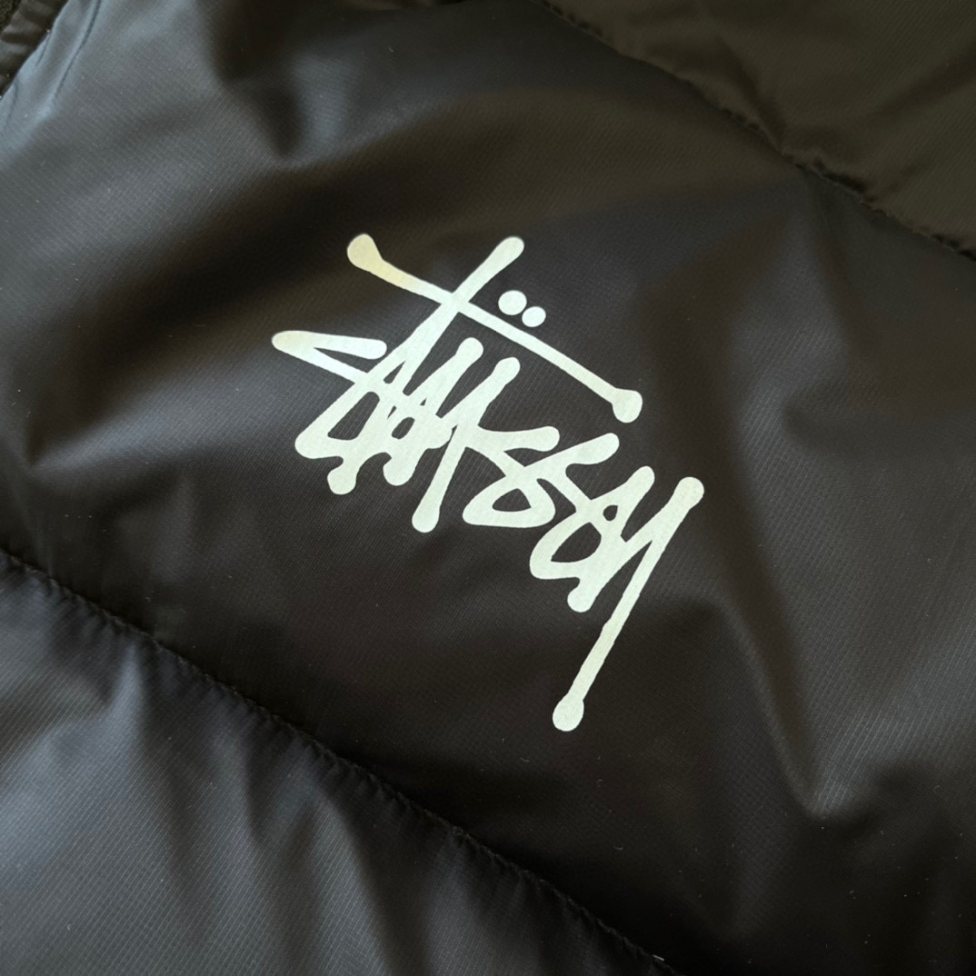 FWRD Stussy Micro Ripstop Down Parka Long Sleeve Zipper Hooded Down ...