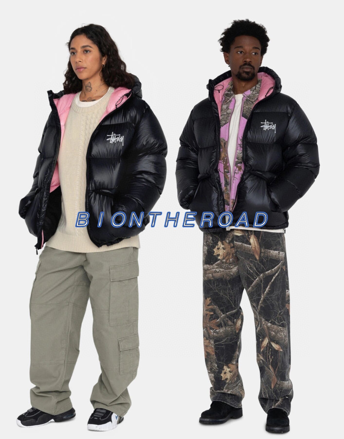 FWRD Stussy Micro Ripstop Down Parka Long Sleeve Zipper Hooded Down ...