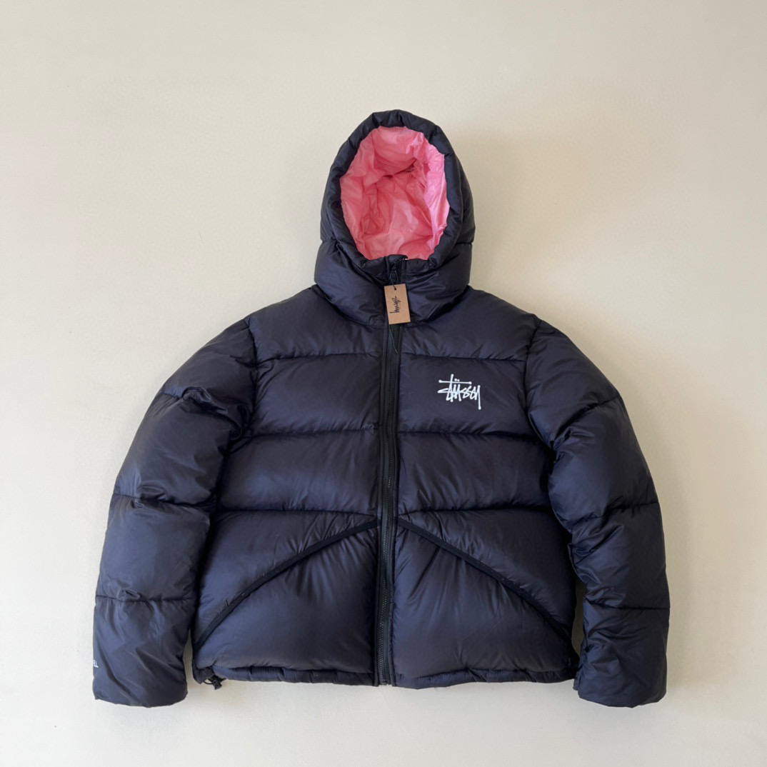 FWRD Stussy Micro Ripstop Down Parka Long Sleeve Zipper Hooded Down ...