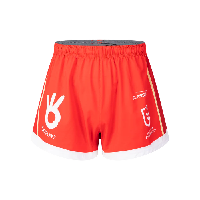 NRL Dolphins 2025 Mens Home Shorts - MACYRUGBY